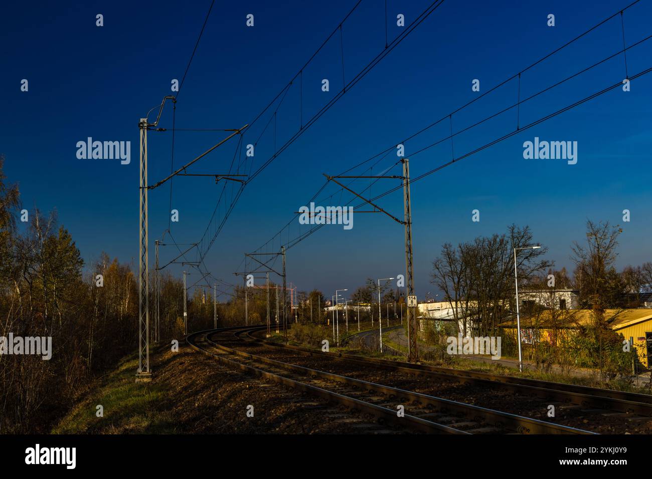Dangerous turn for trains hi-res stock photography and images - Alamy
