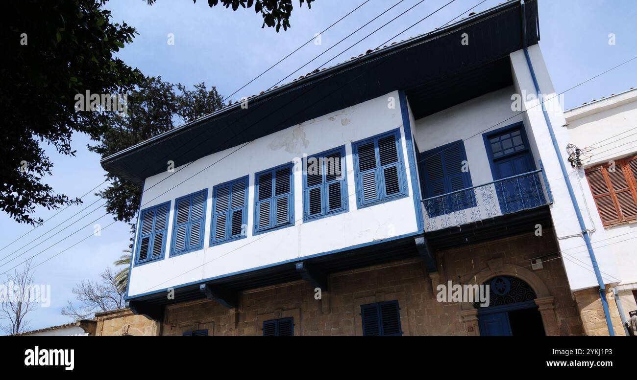 A view from the historic Dervis Aga Mansion in Nicosia, Northern Cyprus ...