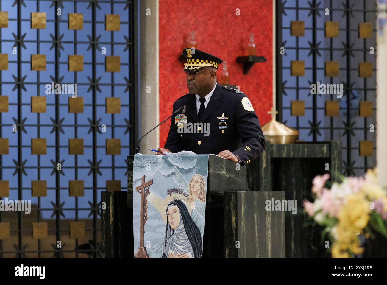 Chicago Police Department Superintendent Larry Snelling speaks about ...