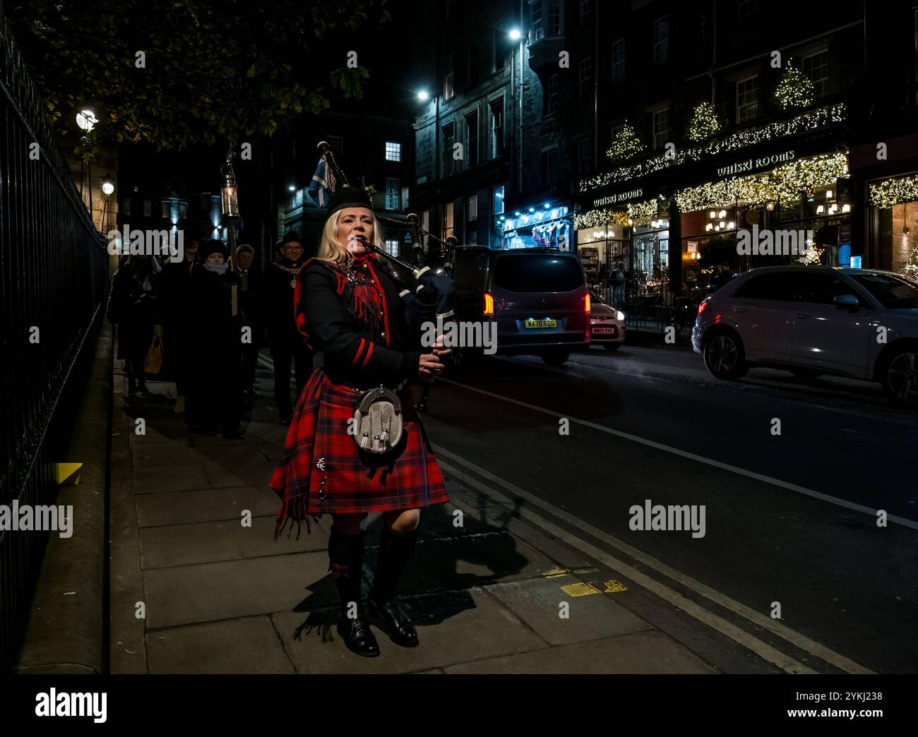 Edinburgh, Scotland, UK, 18th November 2024. Christmas Tree Lights ...