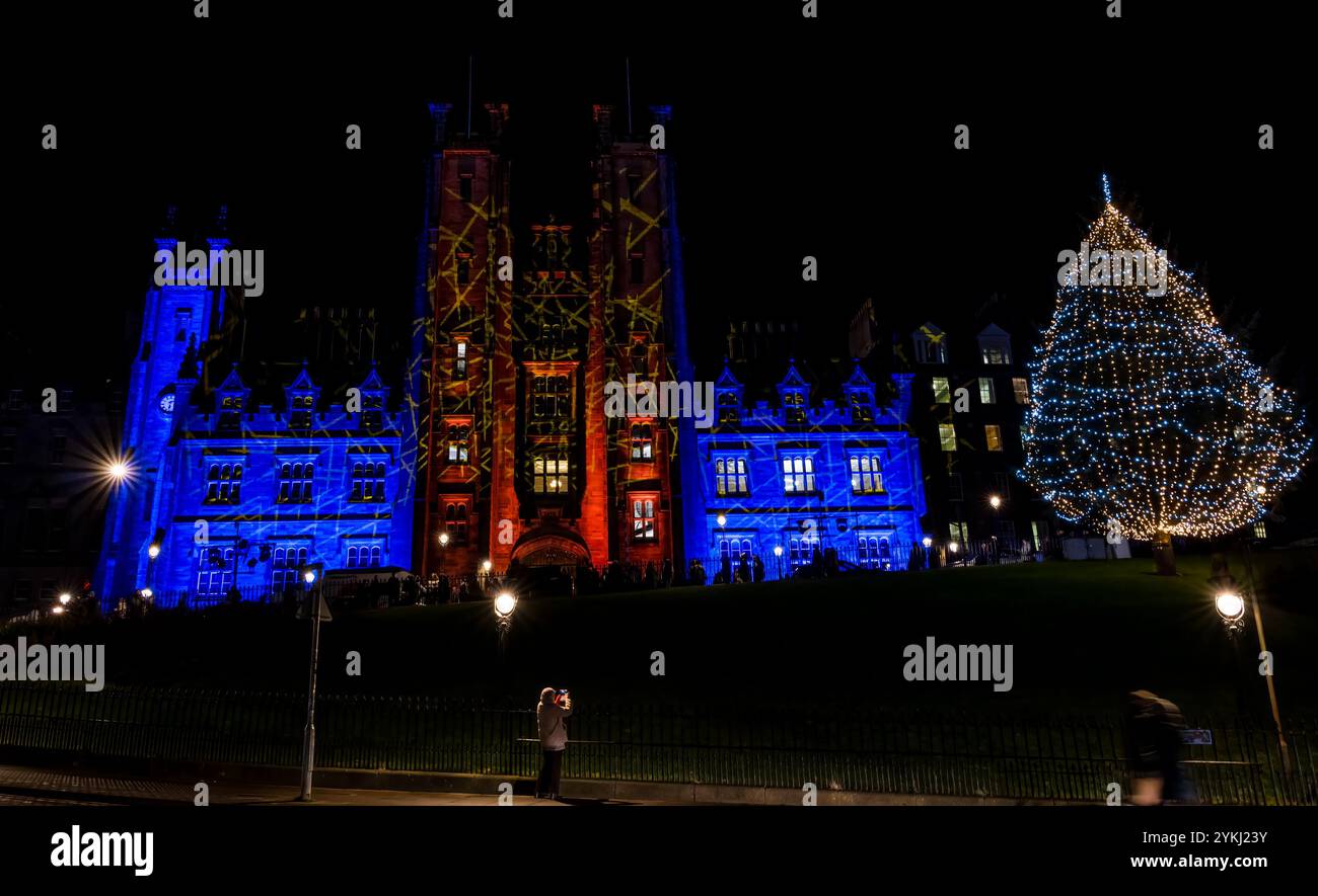 Edinburgh, Scotland, UK, 18th November 2024. Christmas Tree Lights ...