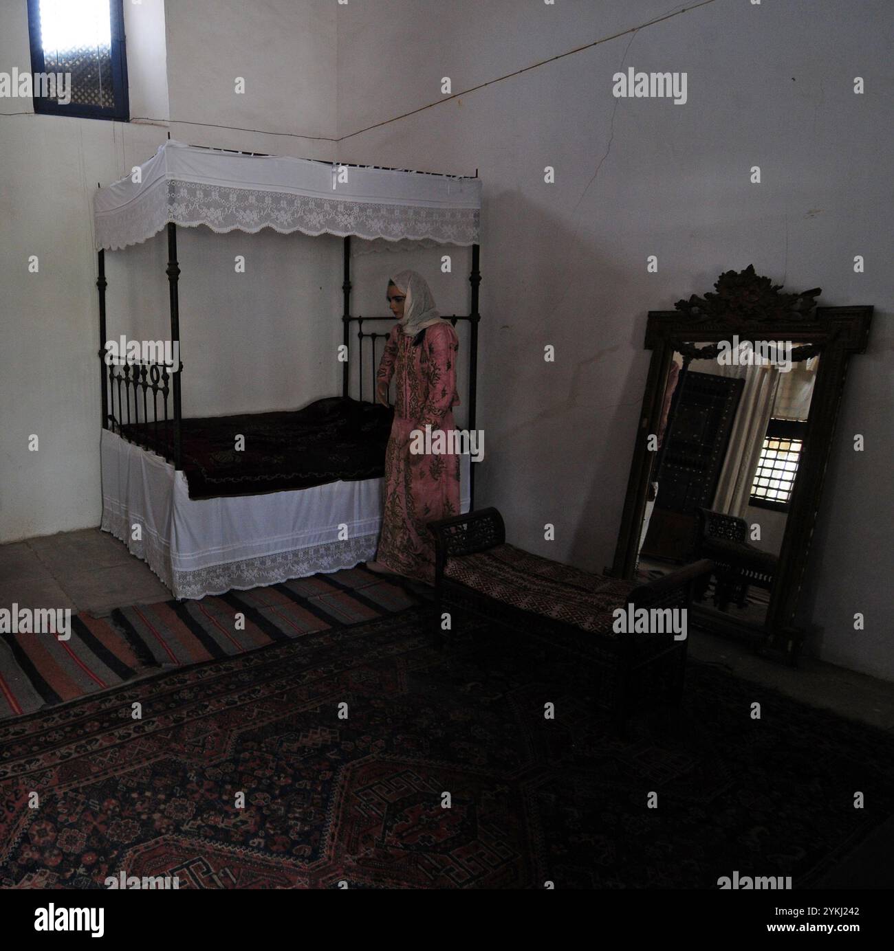 A view from the historic Dervis Aga Mansion in Nicosia, Northern Cyprus ...