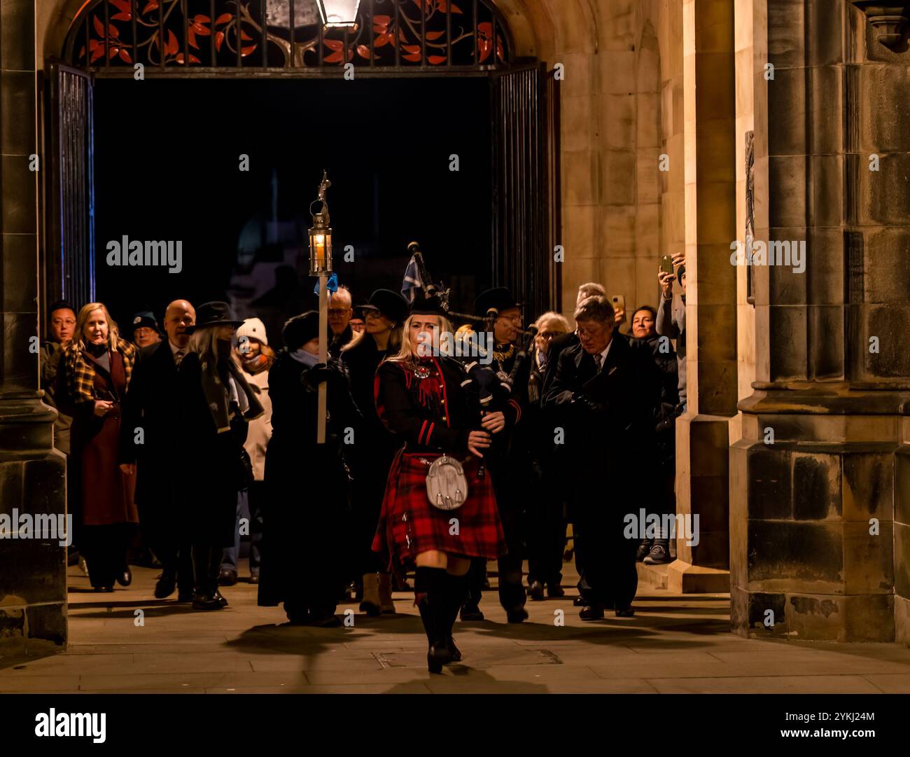 Edinburgh, Scotland, UK, 18th November 2024. Christmas Tree Lights ...