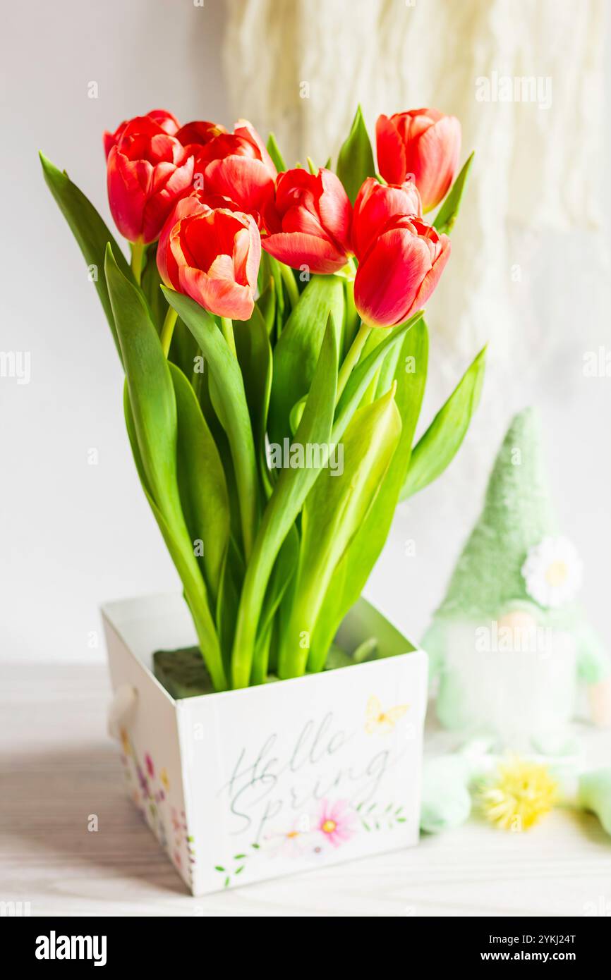 Hello spring hi-res stock photography and images - Alamy