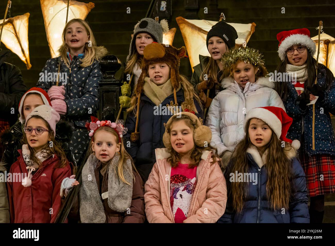 Edinburgh, Scotland, UK, 18th November 2024. Christmas Tree Lights ...