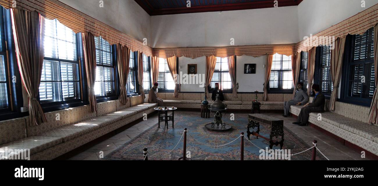 A view from the historic Dervis Aga Mansion in Nicosia, Northern Cyprus ...