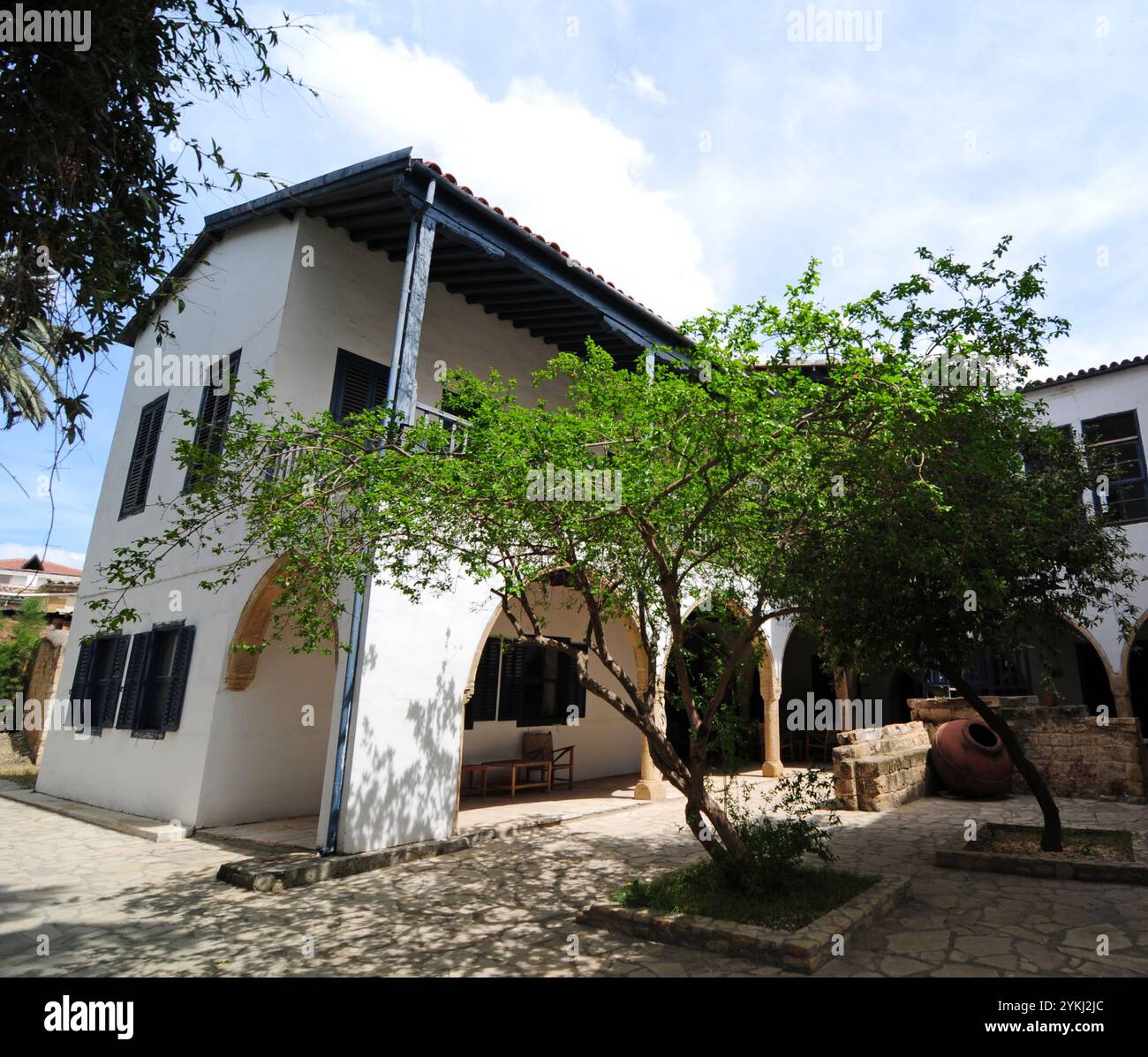 A view from the historic Dervis Aga Mansion in Nicosia, Northern Cyprus ...