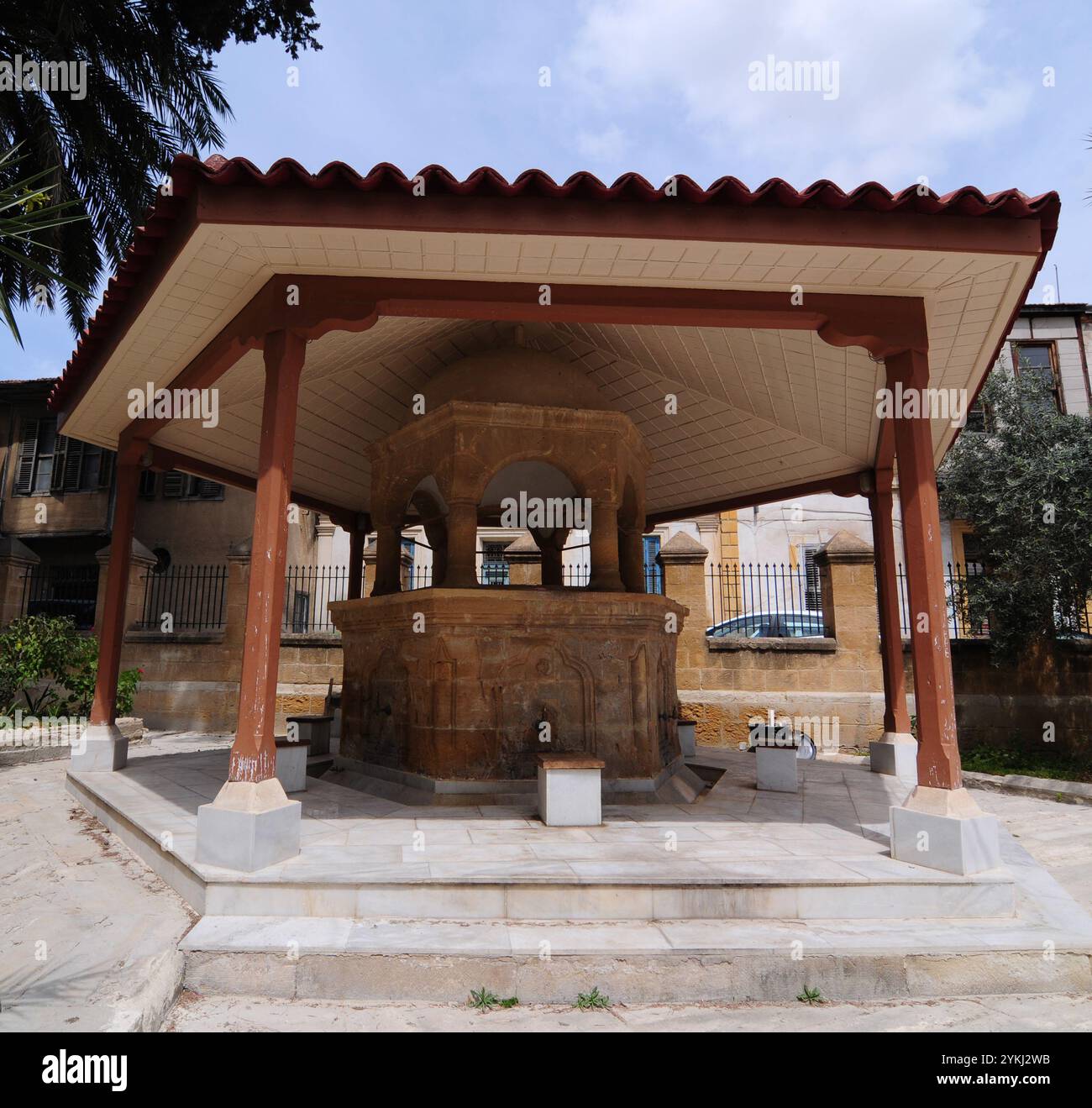 The historic Arab Ahmet Mosque in Nicosia, Northern Cyprus, was built ...