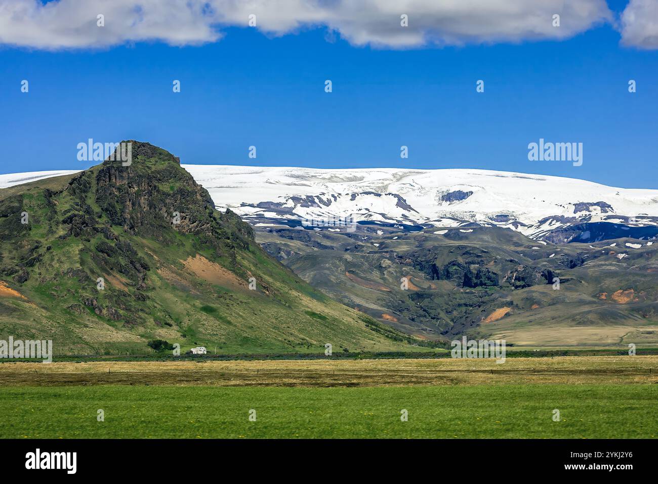 Mýrdalsjökull Ice cap in Iceland, Mýrdalsjökull is an ice cap on the ...