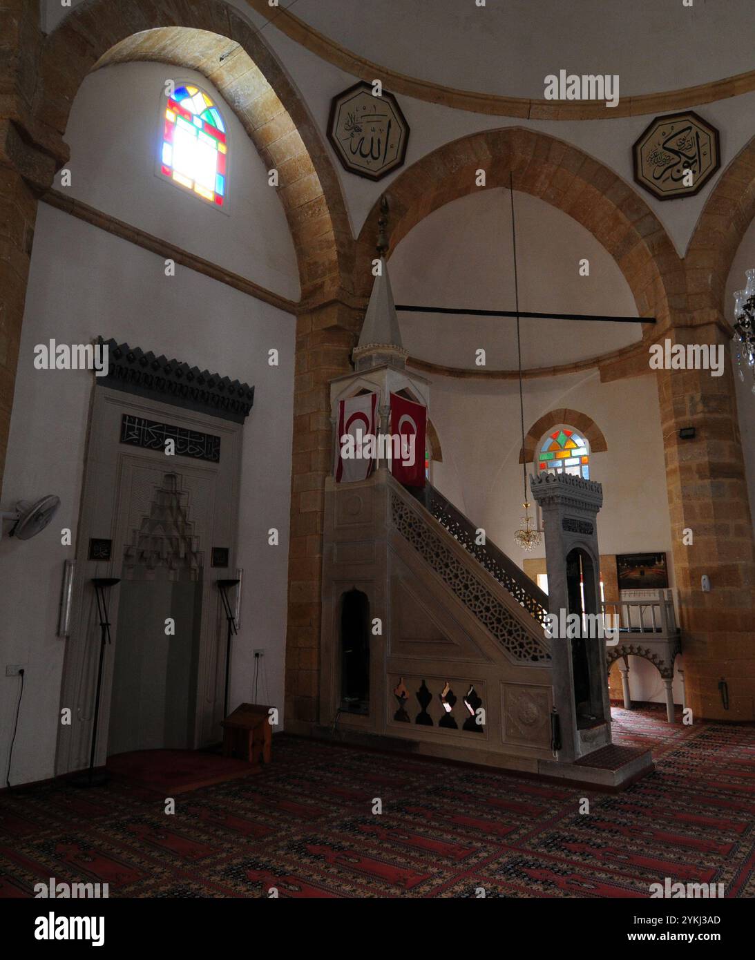The historic Arab Ahmet Mosque in Nicosia, Northern Cyprus, was built ...