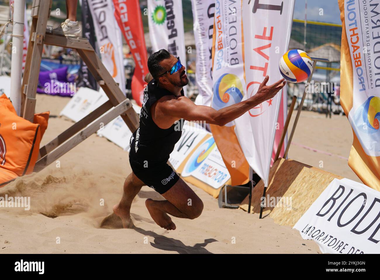 ISTANBUL, TURKIYE - JUNE 22, 2024: Undefined athlete in action during ...