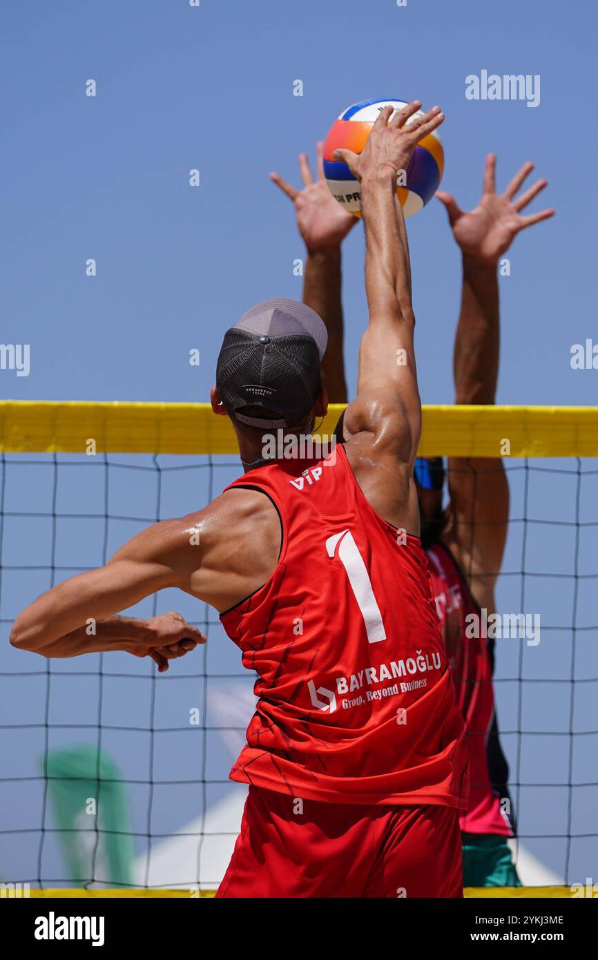 ISTANBUL, TURKIYE - JUNE 23, 2024: Undefined athlete in action during ...