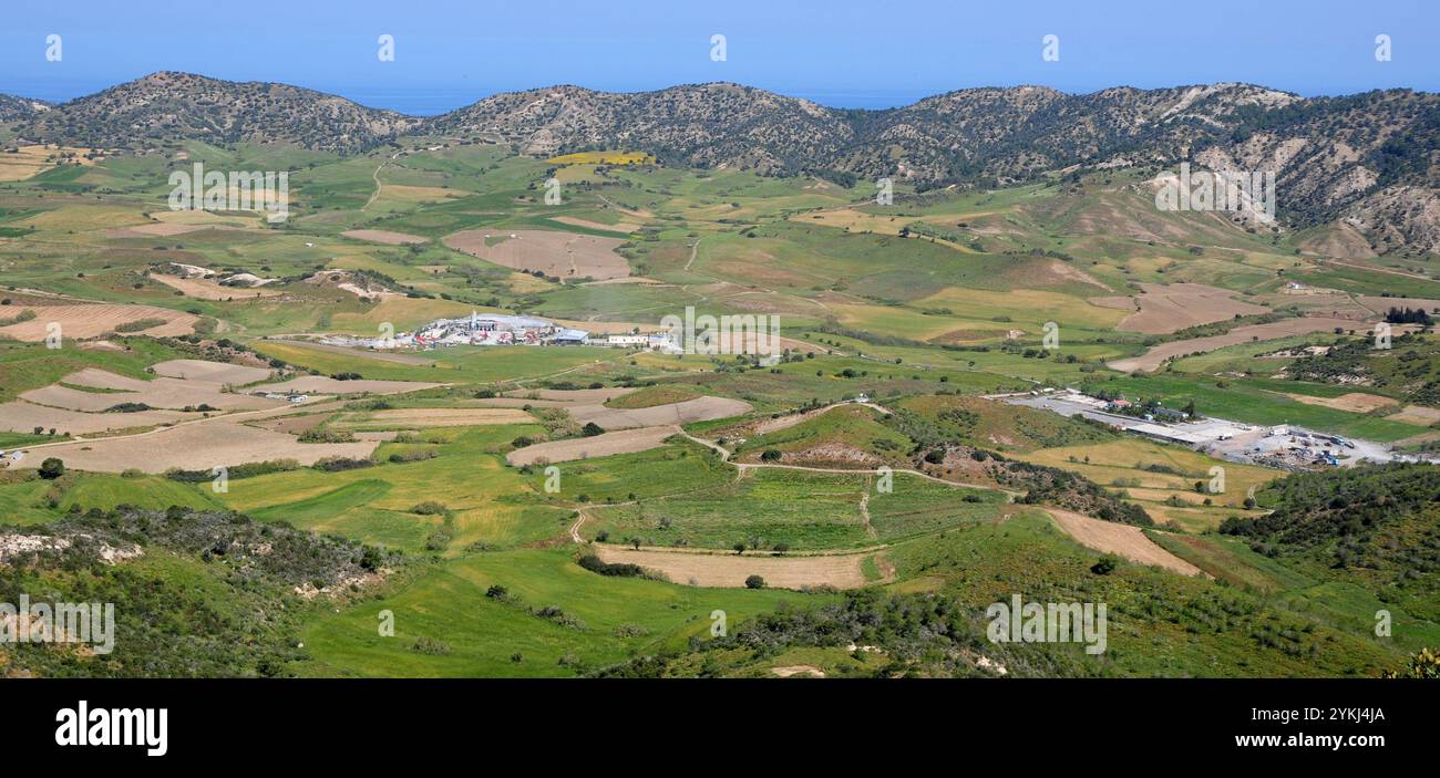 A view from the mountainous regions of Northern Cyprus Stock Photo - Alamy