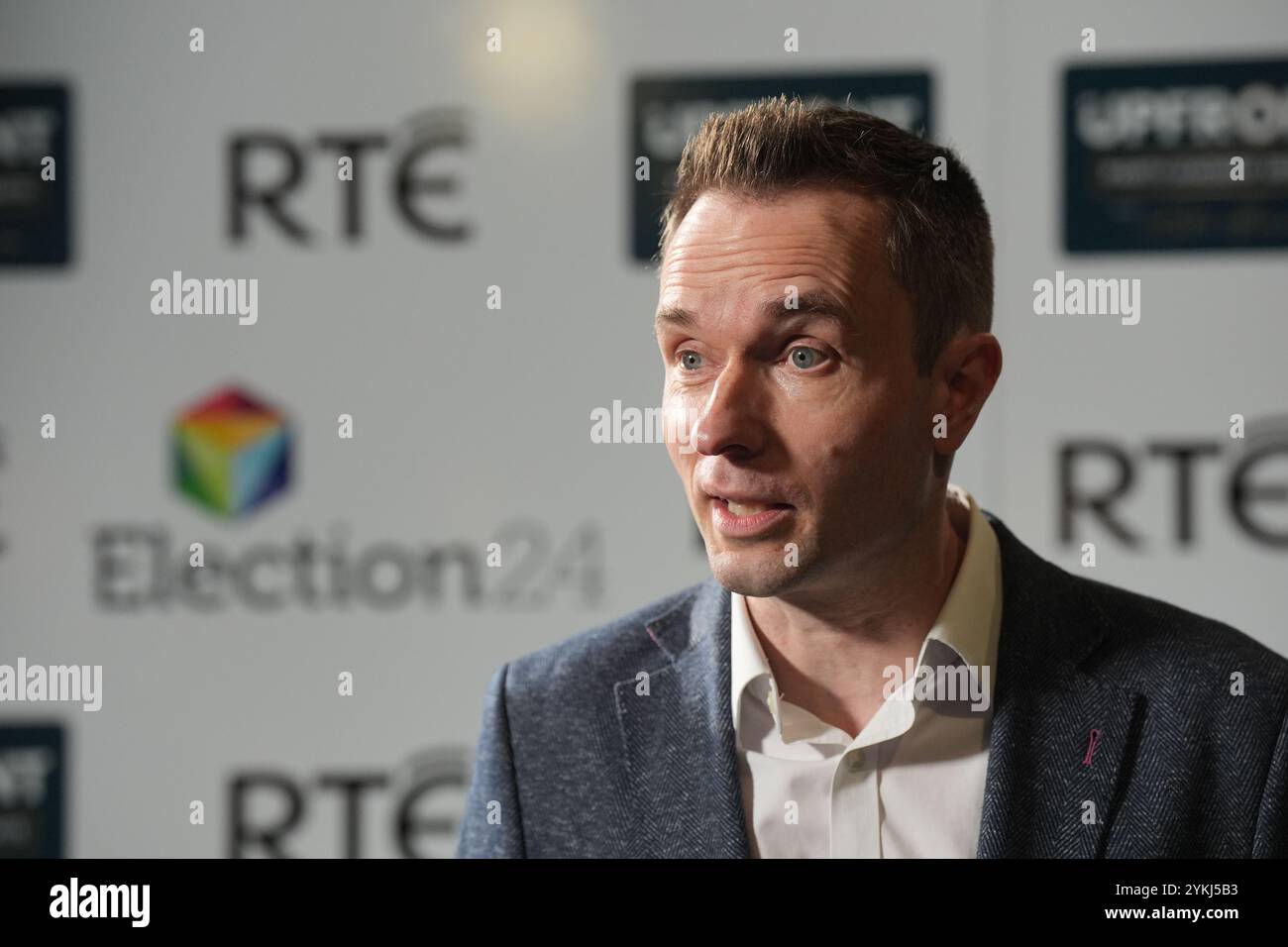 Deputy leader of the Social Democrats Cian O'Callaghan, arrives for the ...