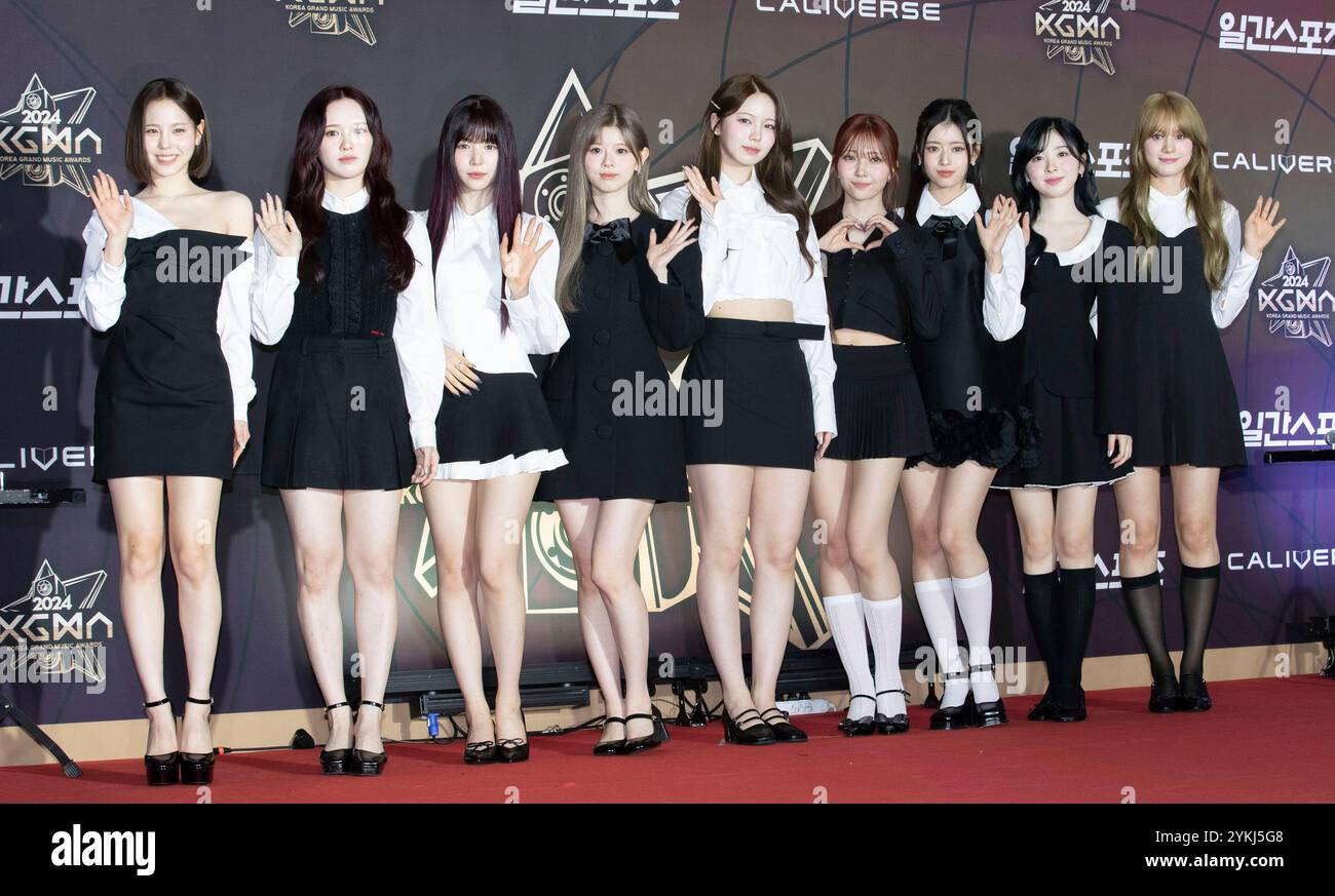 Incheon, South Korea. 17th Nov, 2024. Japanese Mako, Rio, Nina, Mayuka, Ayaka, Maya, Rima, Riku ...