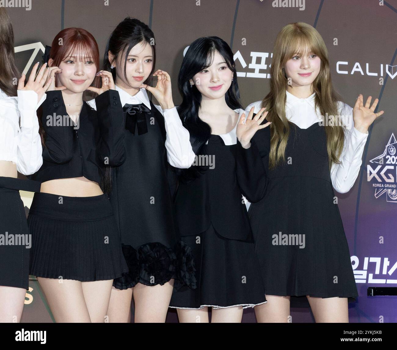 Incheon, South Korea. 17th Nov, 2024. Japanese Mako, Rio, Nina, Mayuka, Ayaka, Maya, Rima, Riku ...