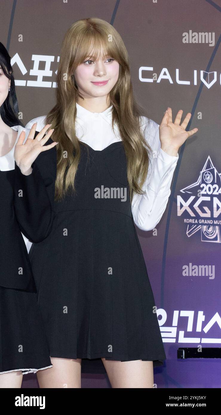 Incheon, South Korea. 17th Nov, 2024. Japanese Mako, Rio, Nina, Mayuka ...