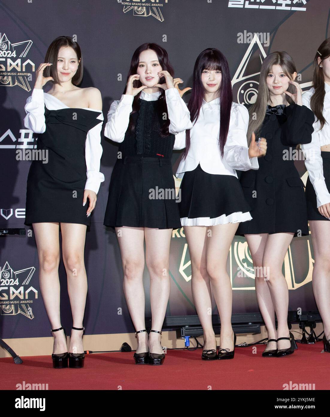 Incheon, South Korea. 17th Nov, 2024. Japanese Mako, Rio, Nina, Mayuka, Ayaka, Maya, Rima, Riku ...