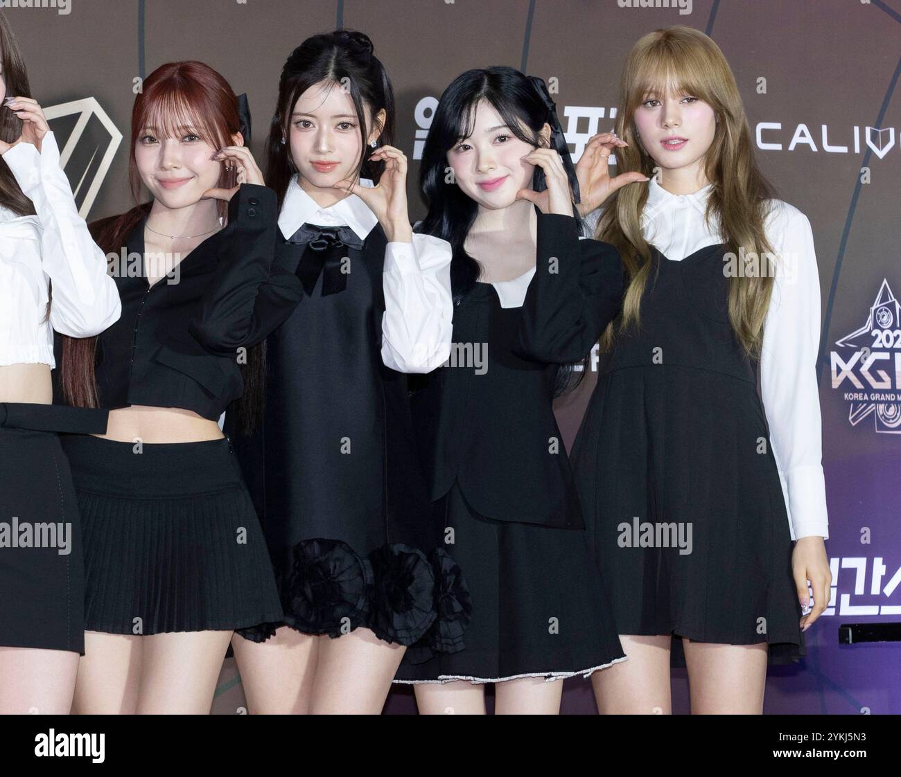 Incheon, South Korea. 17th Nov, 2024. Japanese Mako, Rio, Nina, Mayuka ...