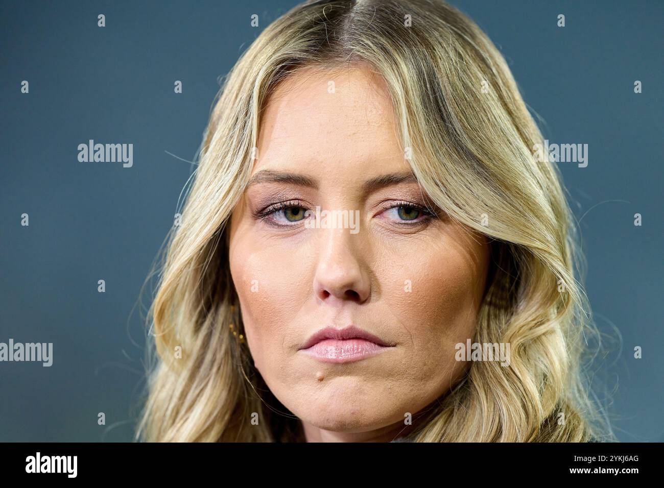 Laura PAPENDICK, Sport TV presenter, Sportmoderatorin, in the UEFA ...