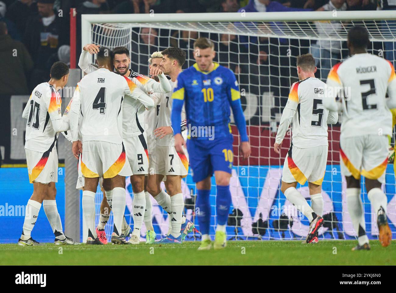 Tim Kleindienst, DFB 9 celebrates his 2-0 goal, happy, laugh ...