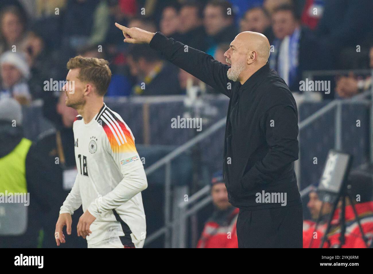 Sergej Barbarez, head coach Bosnien-Herzegowina in the UEFA Nations ...