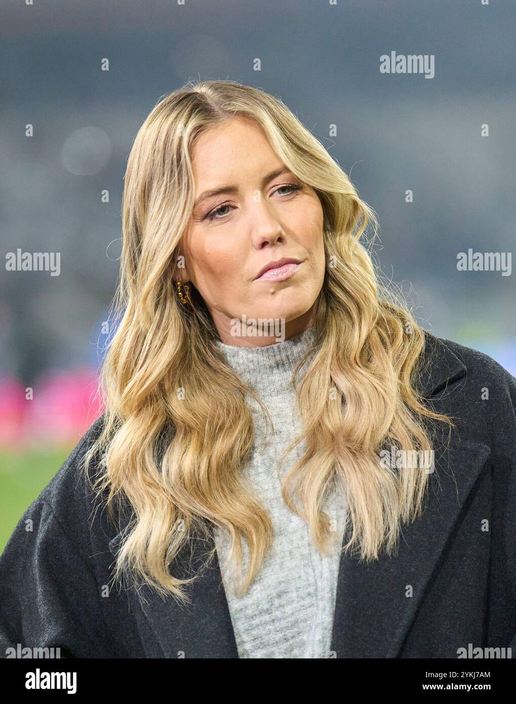 Laura PAPENDICK, Sport TV presenter, Sportmoderatorin, in the UEFA ...