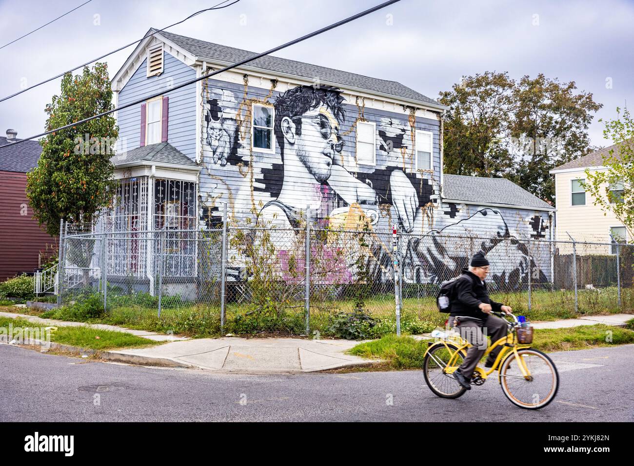 A mural on a residential building in the Treme neighborhood of New ...