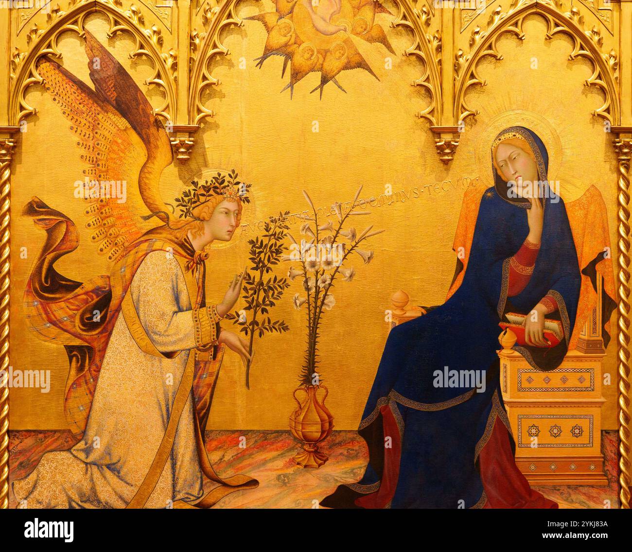 Simone martini annunciation hi-res stock photography and images - Alamy