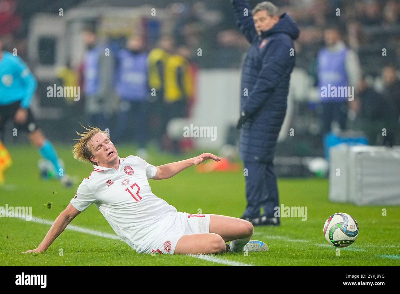 Serbien, Denmark. 18th Nov, 2024. UEFA Nations League-kampen mellem ...