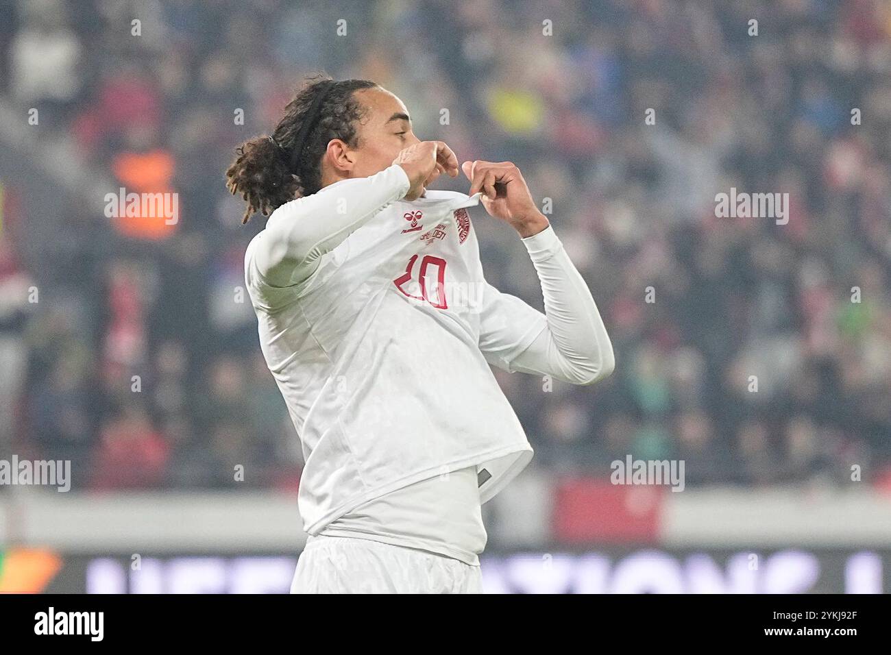 Serbien, Denmark. 18th Nov, 2024. UEFA Nations League-kampen mellem ...