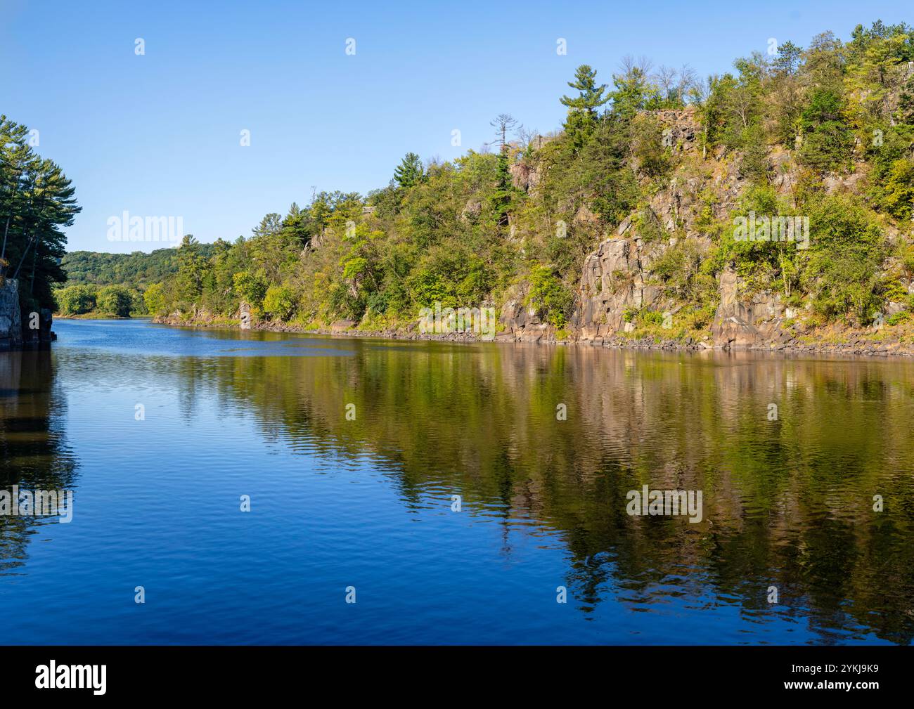 Dalles of the St. Croix River. Morning photograph taken at Interstate ...