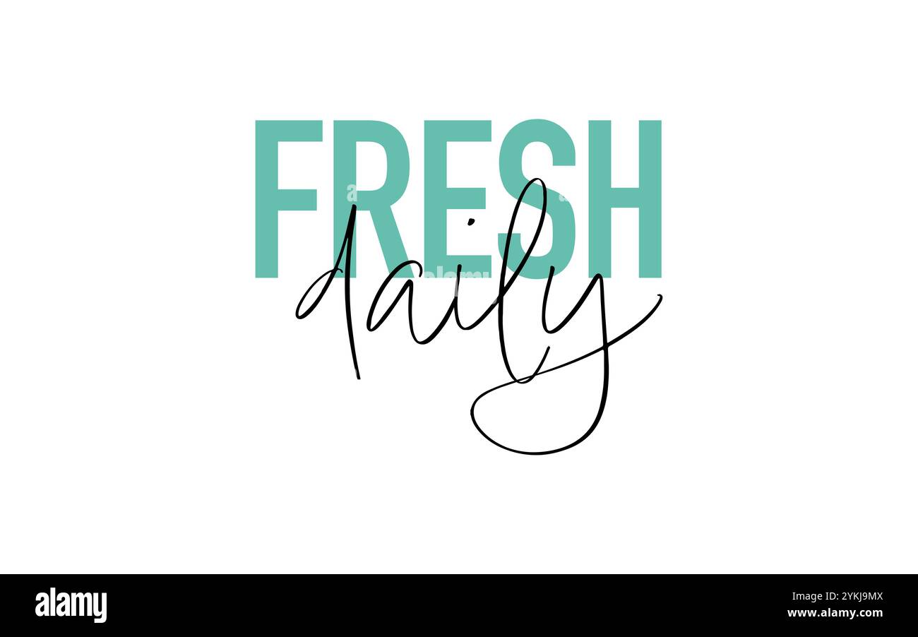 Fresh daily quote card. Modern, simple, minimal typographic design ...