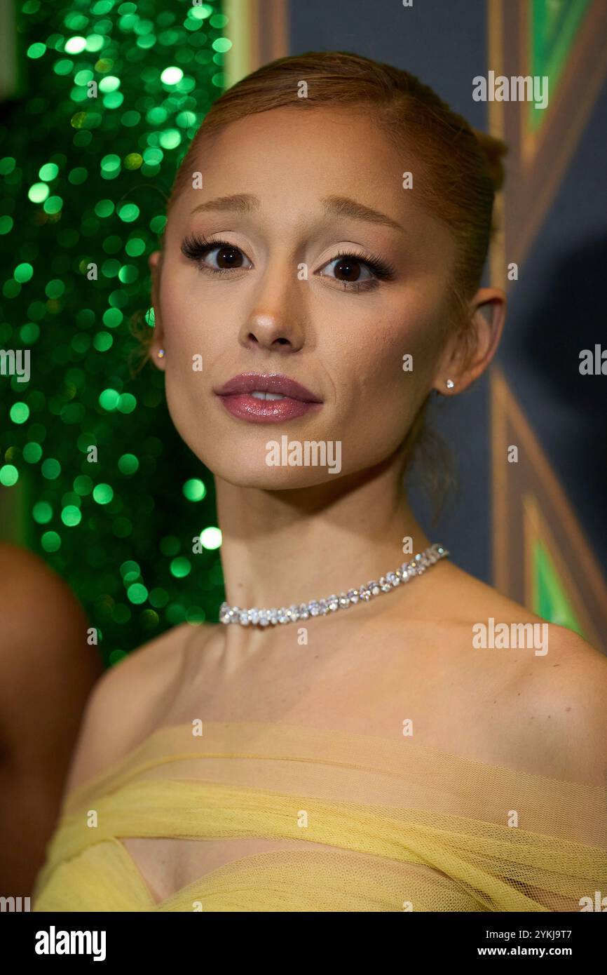 Ariana Grande poses for photographers upon arrival at the premiere of ...