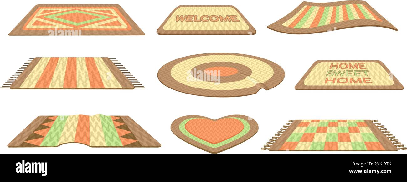 Doormat pattern Stock Vector Images - Alamy