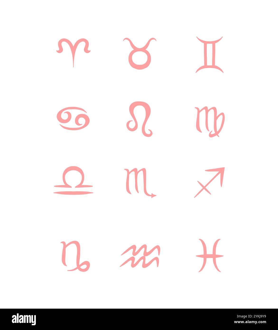 Zodiac symbols scorpion Stock Vector Images - Alamy