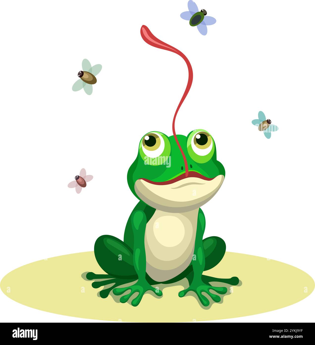 Frog reptile amphibian cartoon hi-res stock photography and images - Alamy