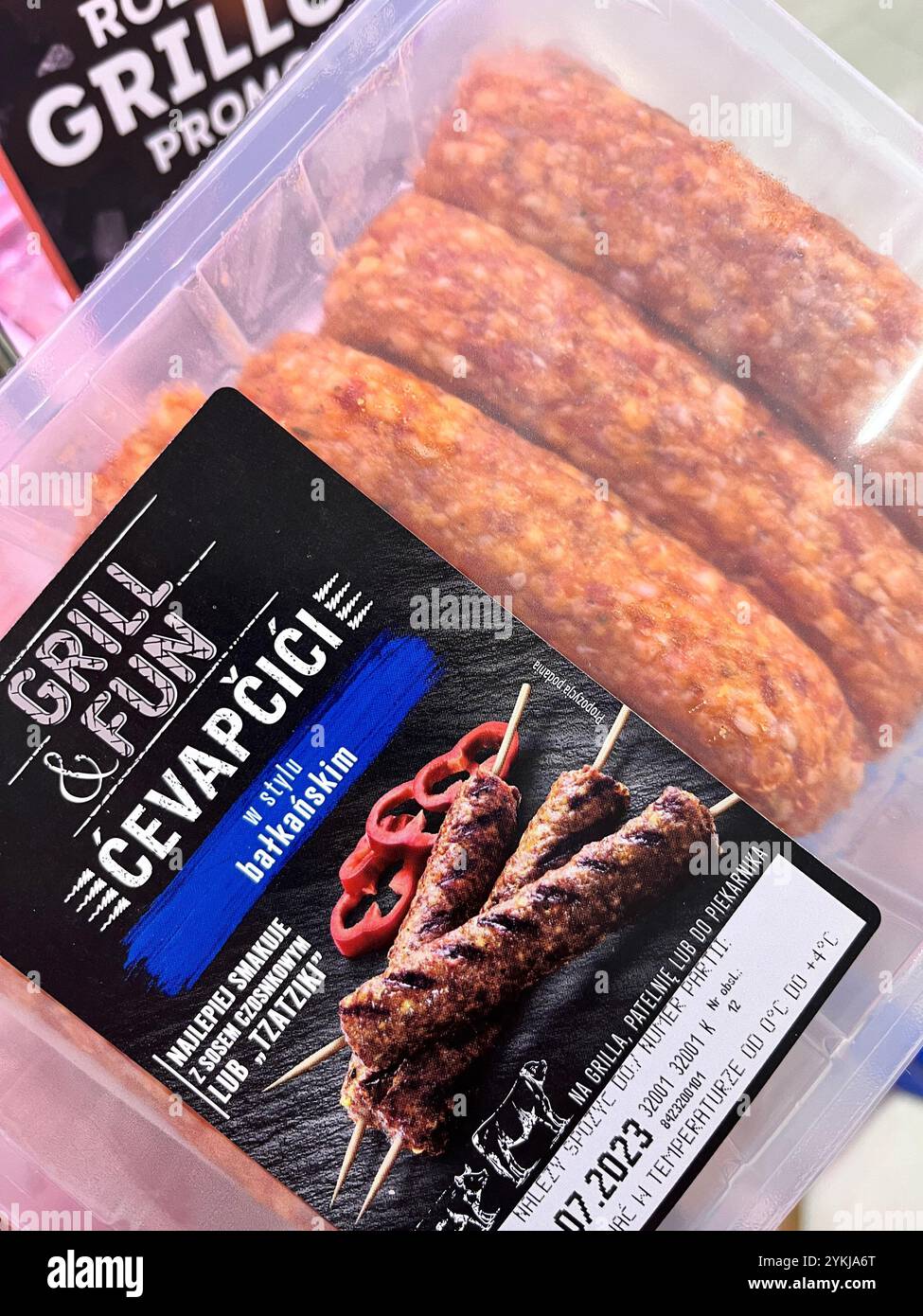 raw minced meat, minced meat, kofte kebabs, kebab, plastic, package ...