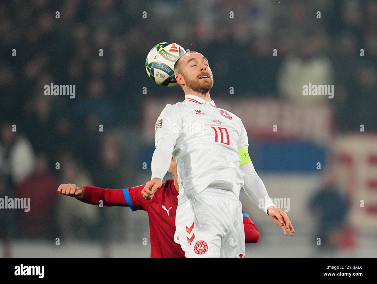 Dubocica Stadium, Leskovac, Serbiia. 18th Nov, 2024. Christian Eriksen ...