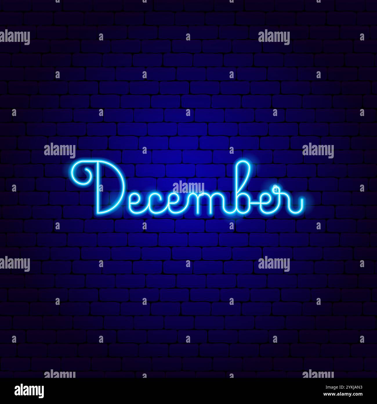 December word on blue Stock Vector Images - Alamy