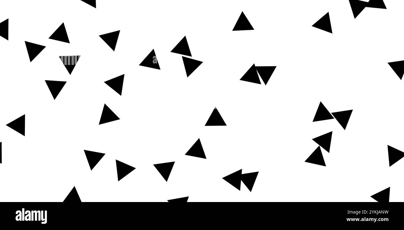 Abstract Modern Minimal Black And White Monochrome Geometry Random