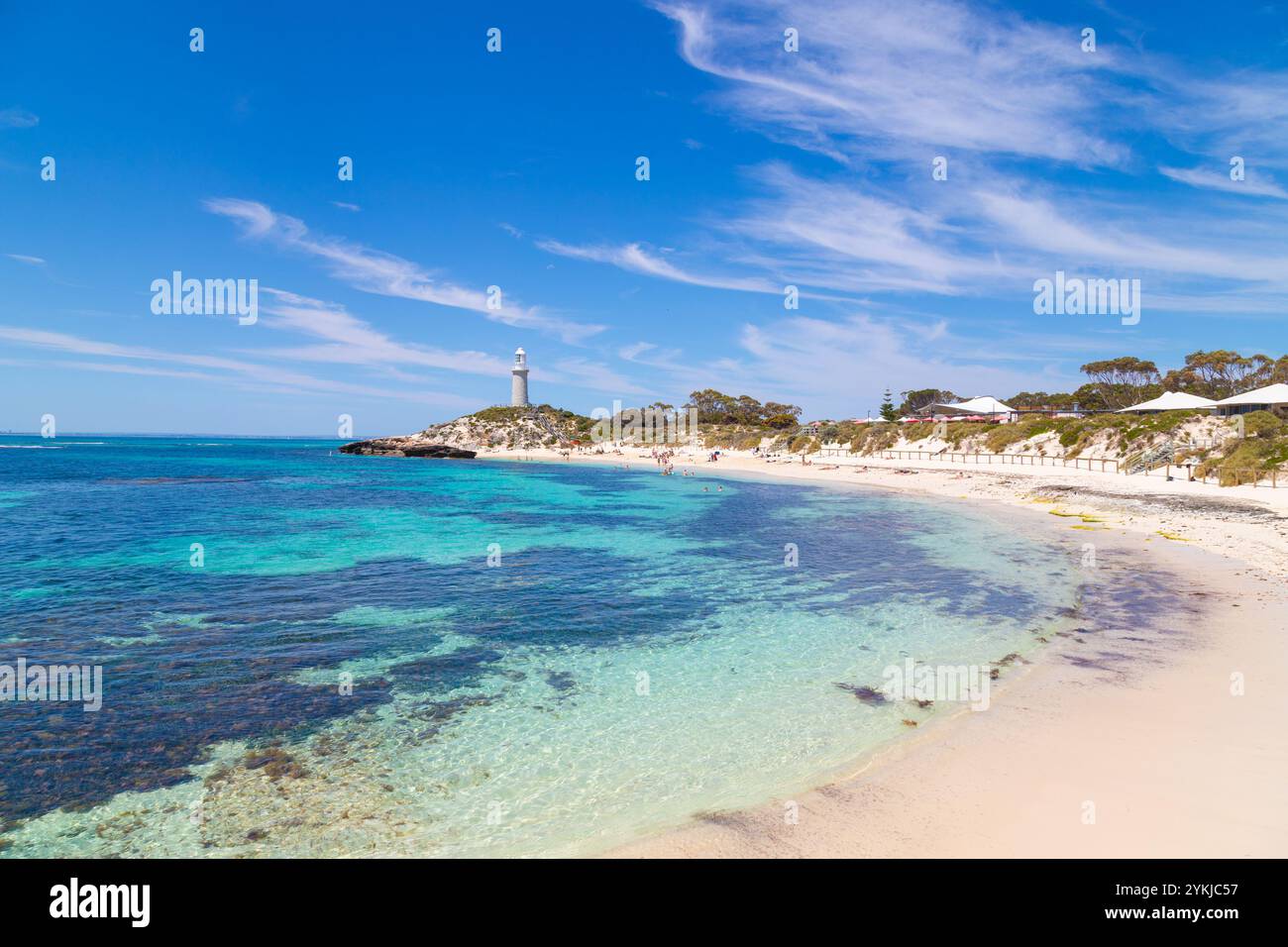 The beautiful Pinky Beach in Rottnest Island, Western Australia ...