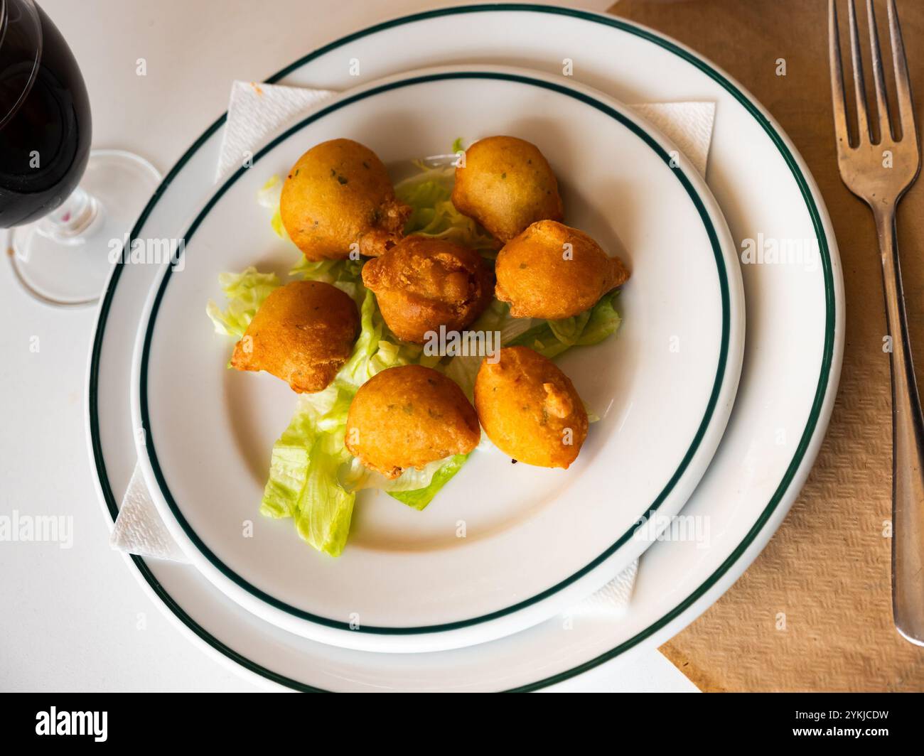 Spanish cod fritters hi-res stock photography and images - Alamy
