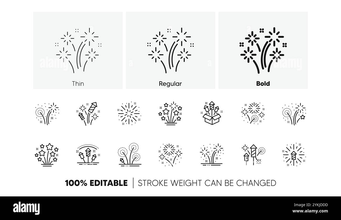 Sign firework show Stock Vector Images - Alamy