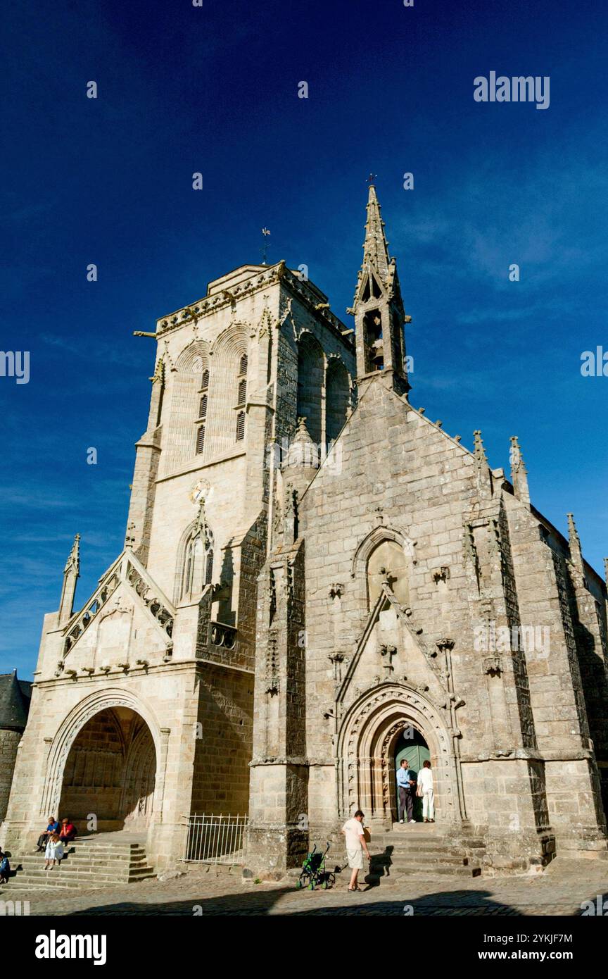 Saint Ronan church in Locronan, Brittany, France Stock Photo - Alamy
