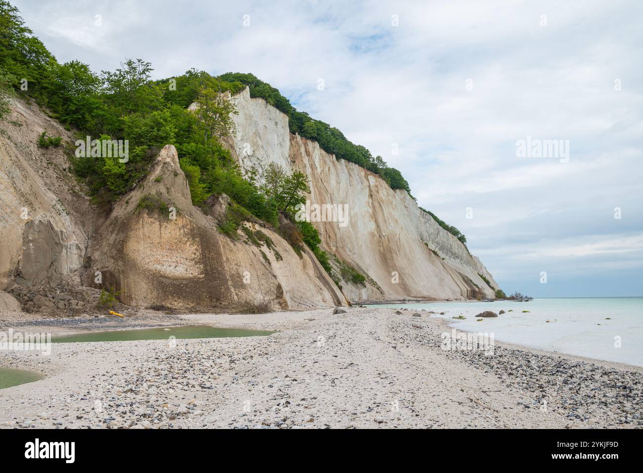 Beautiful nature of Mons Klint cliffs in Denmark Stock Photo - Alamy