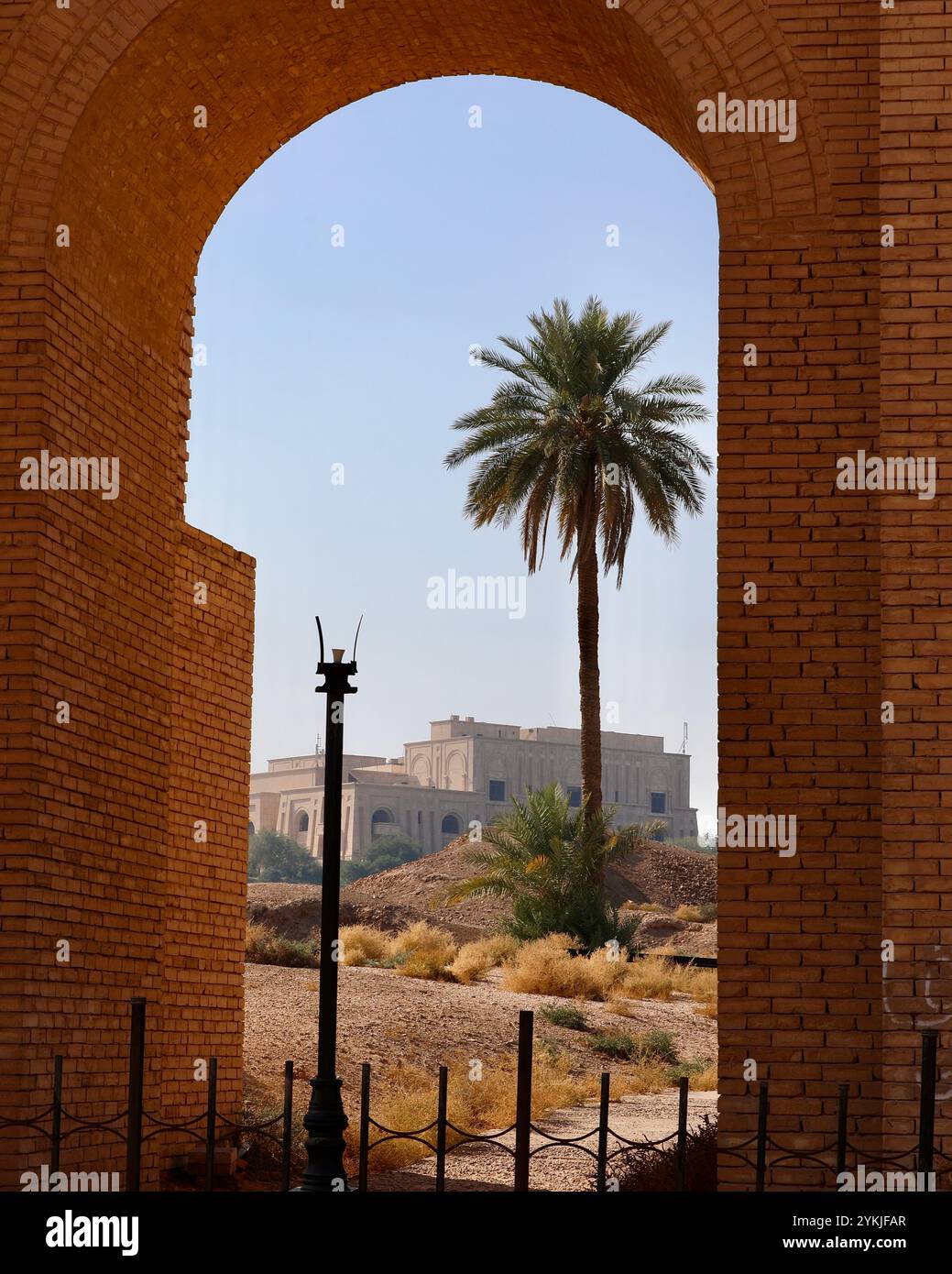 Ancient City of Babylon South Mesopotamia now IRAQ, at a distance the ...