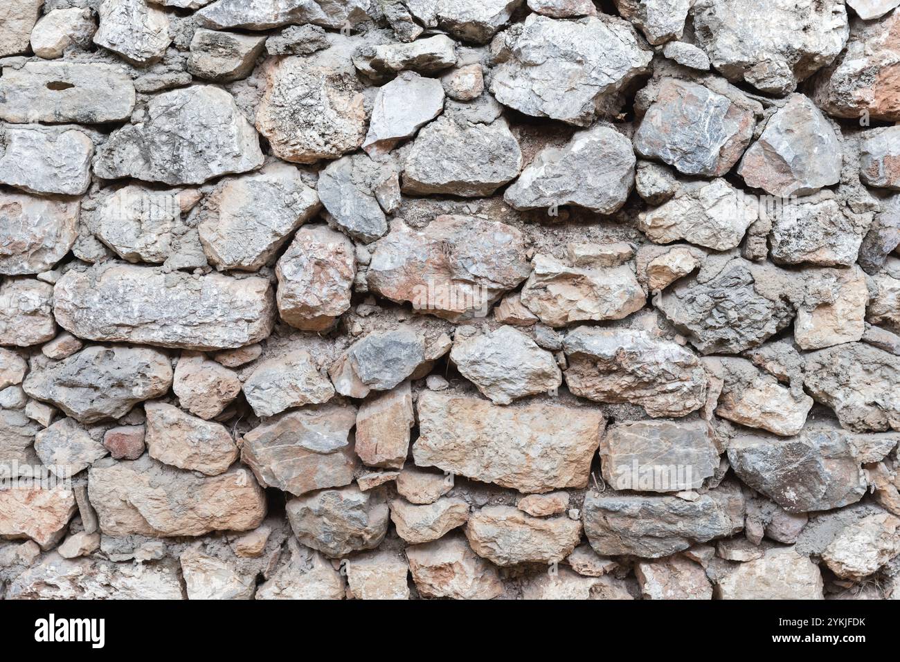 Ancient gray stone wall, background photo texture, front view Stock ...