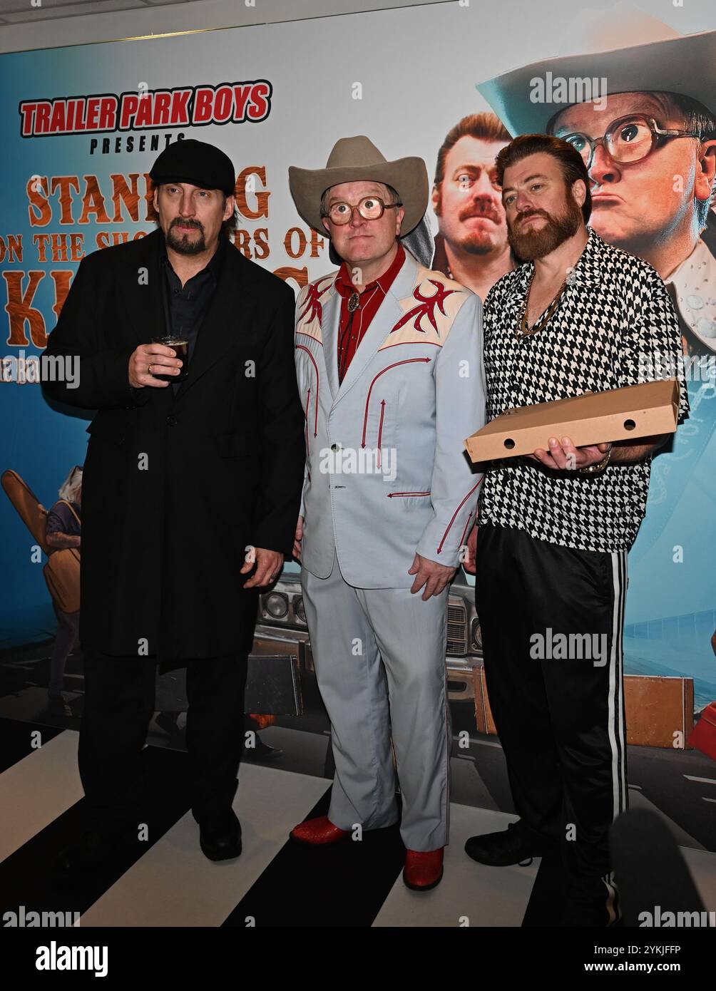 LONDON, UK. 18th Nov, 2024. Jp Tremblay, Mike Smith and Rob Wells ...