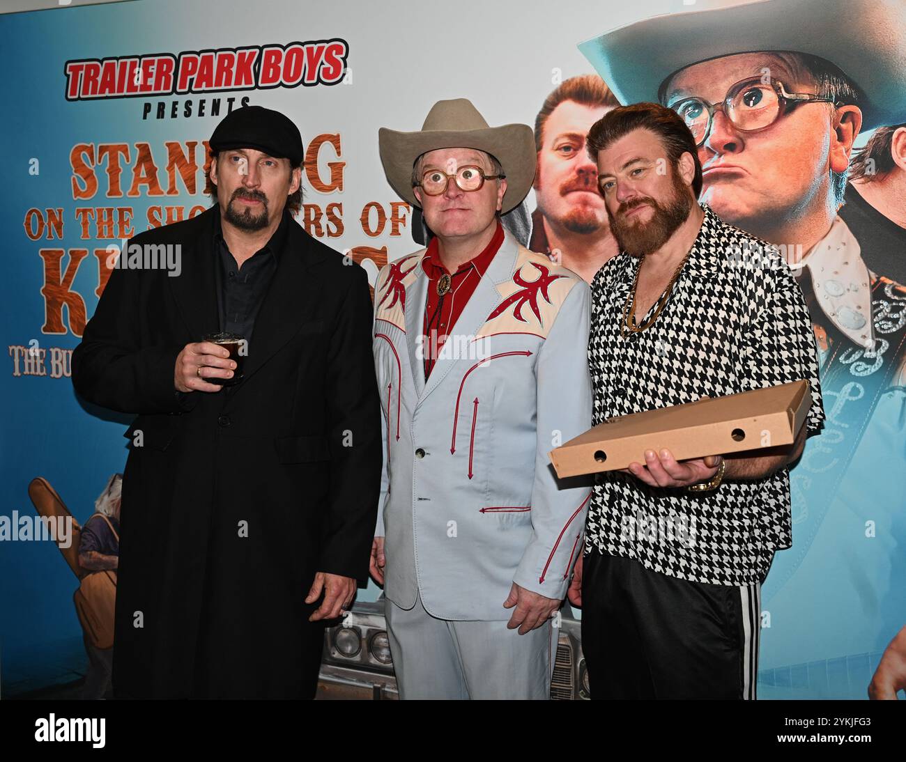 LONDON, UK. 18th Nov, 2024. Jp Tremblay, Mike Smith and Rob Wells ...